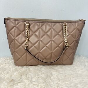 Coach | Bags | Coach Ava Chain Tote In Quilted Leathe | Poshmark